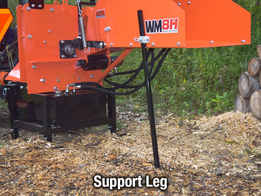 8" PTO Wood Chipper Tree Chipper Brush Chipper - Hydraulic Feed