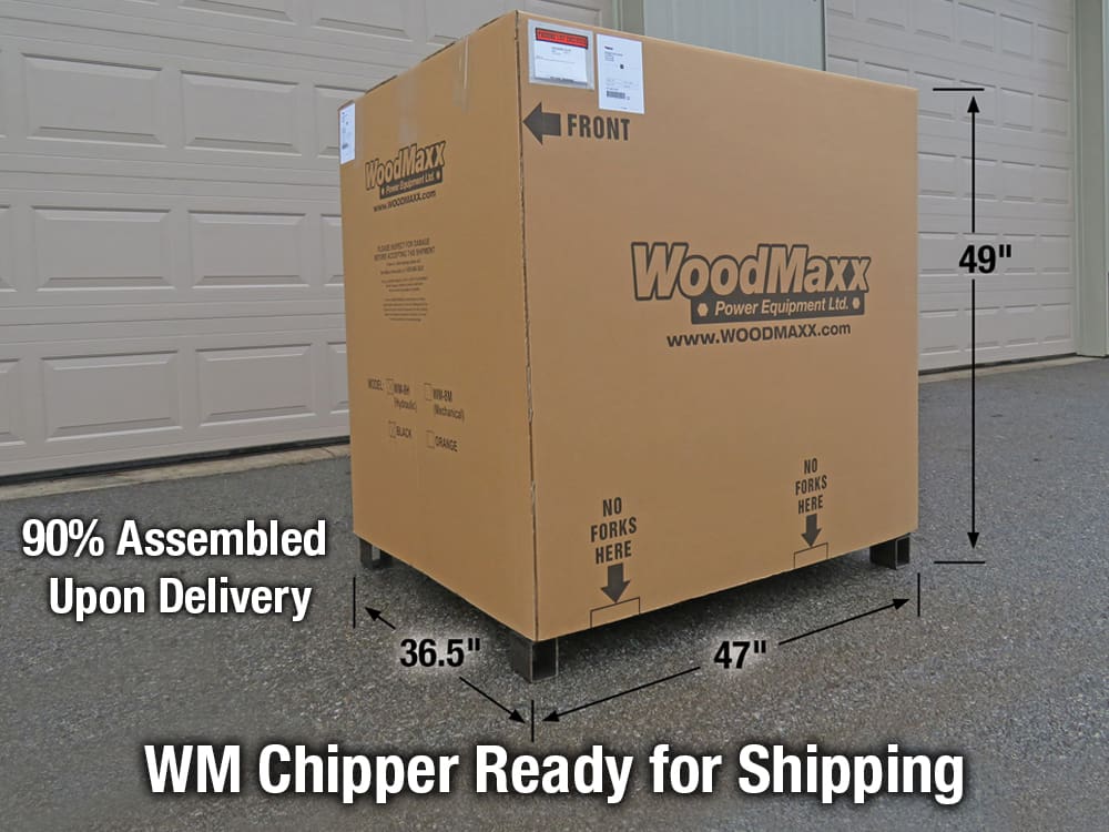 WoodMaxx 8" PTO Chipper, PTO Wood Chippers, Heavy Duty Gear Box - WoodMaxx
