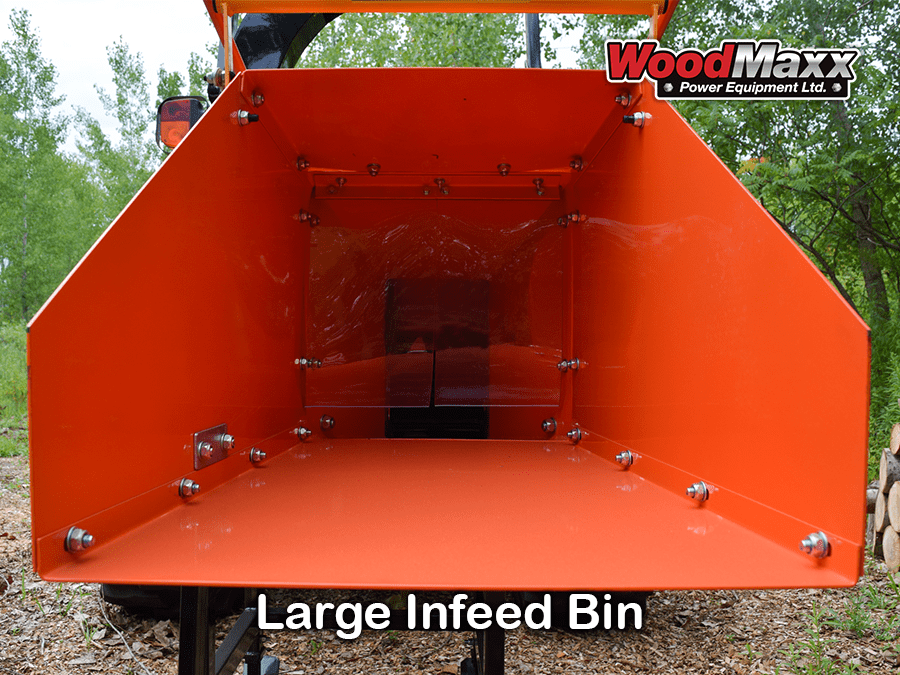 WoodMaxx 8" PTO Chipper, PTO Wood Chippers, Heavy Duty Gear Box - WoodMaxx