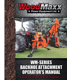 BACKHOE MANUAL - WoodMaxx
