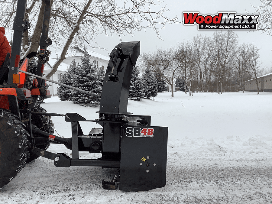 PTO Snow Blowers | WoodMaxx 48 Inch Snow Blower
